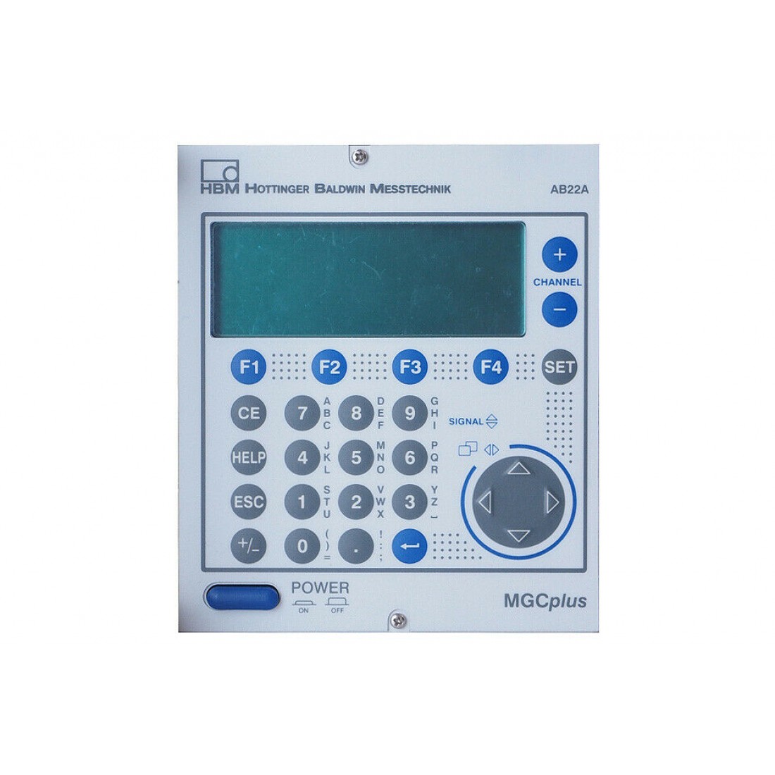 HBM Anzeige-und Bedienfeld für MGCplus AB22A Messtechnik Prüftechnik ...